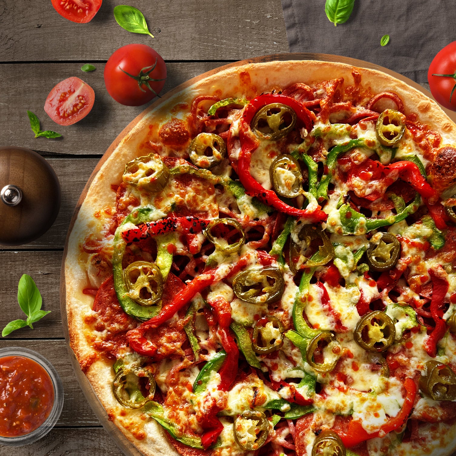 Zonnies Spicy Devil Pizza: Ignite Your Taste Buds with Fiery Flavour ...
