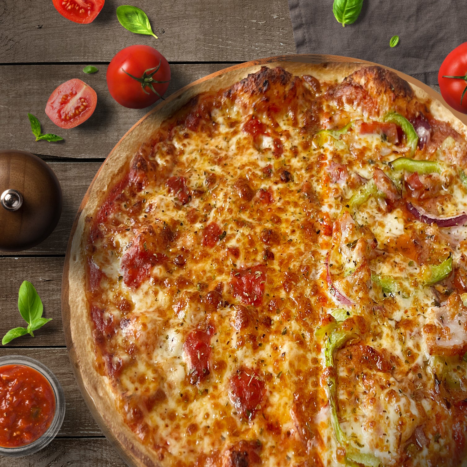 Half/Half sized "For A Few" From 32.90* | Zonnies Pizza Pasta Parmas Templestowe