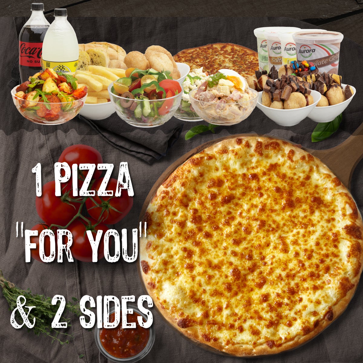 Zonnies "For You" Deal: The Perfect Pizza & Sides Combo! | Zonnies ...