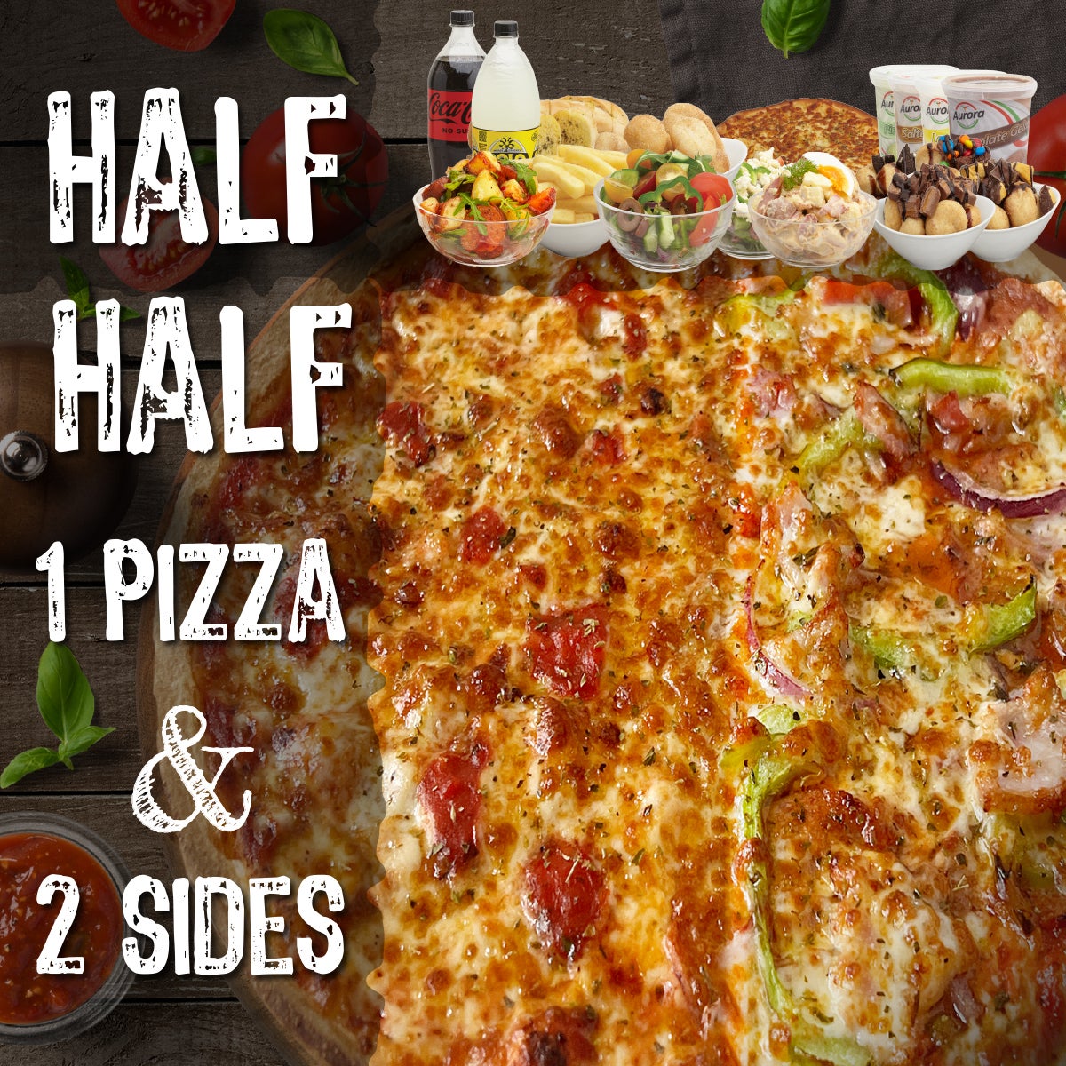 Build Your Perfect Half & Half Pizza Deal | Zonnies Pizza Pasta Parmas Templestowe
